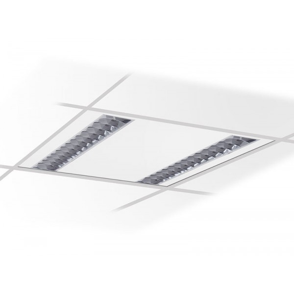 Amol LO LED Recessed Louver luminaire 60x60cm 34W
