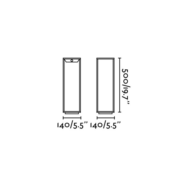 SAURA Solar dark grey beacon lamp